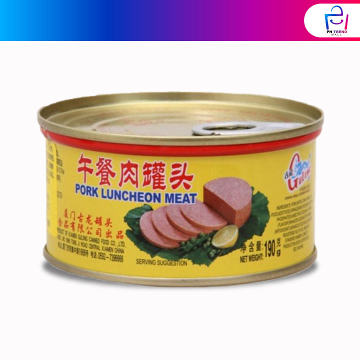Gulong Daging Babi Makan Tengah Hari 190g Ham Makanan Dalam Tin / Pork ...