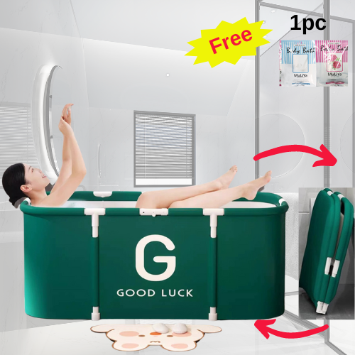 Bathtub Foldable Bucket Besar Tong Mandi Kolah Air Lipat Spa Kids Pool ...