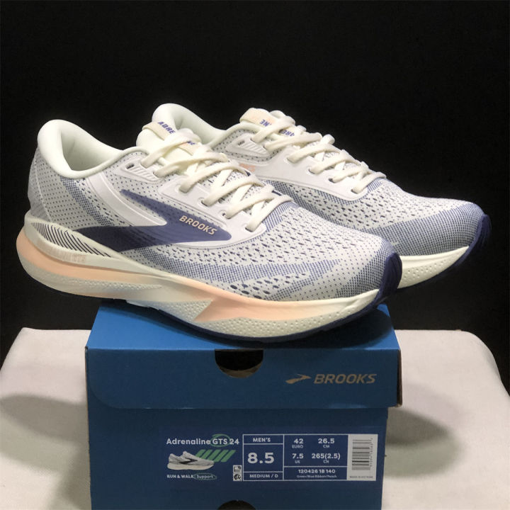 Brooks Adrenaline GT 24รองเท้าวิ่งรองรับผู้ชายรองเท้าผ้าใบนักกีฬากัน ...