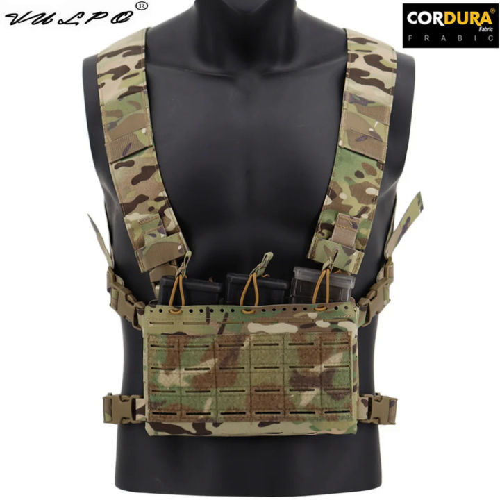 VULPO Tactical Vest MK5 Chest Rig SS Style Molle Micro Fight Chassis ...