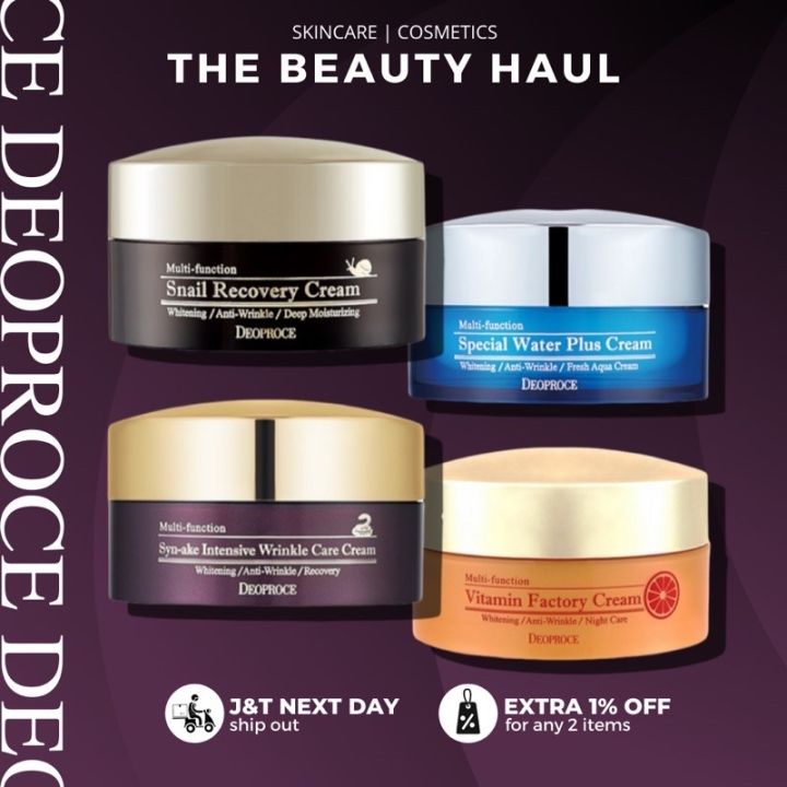 Deoproce Snail Recovery | Syn-Ake Intensive | Water Plus | Vitamin ...