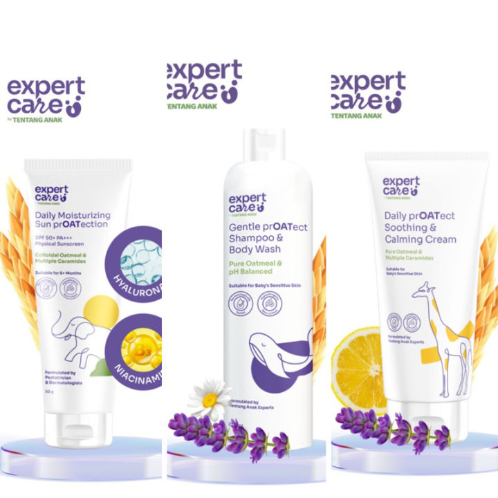 EXPERTCARE Expert Care Physical Sunscreen SPF50+ | Expert Care Soothing Calming Moisturizer ...