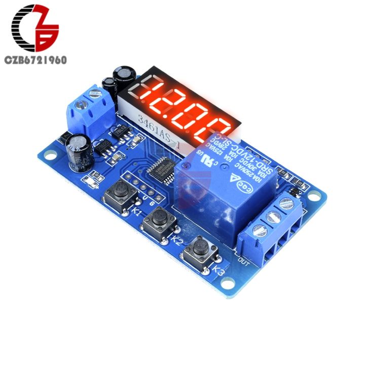 【In-Demand Item】 Countdown Time Delay Relay Module Dc Led Digital Timer ...
