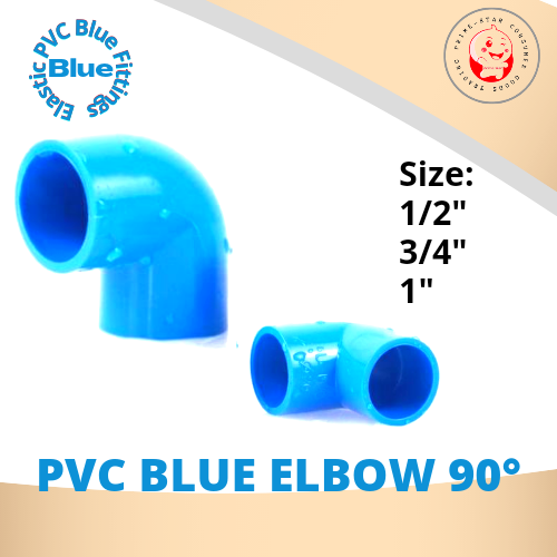ELASTIC PVC BLUE FITTINGS - ELBOW | Lazada PH