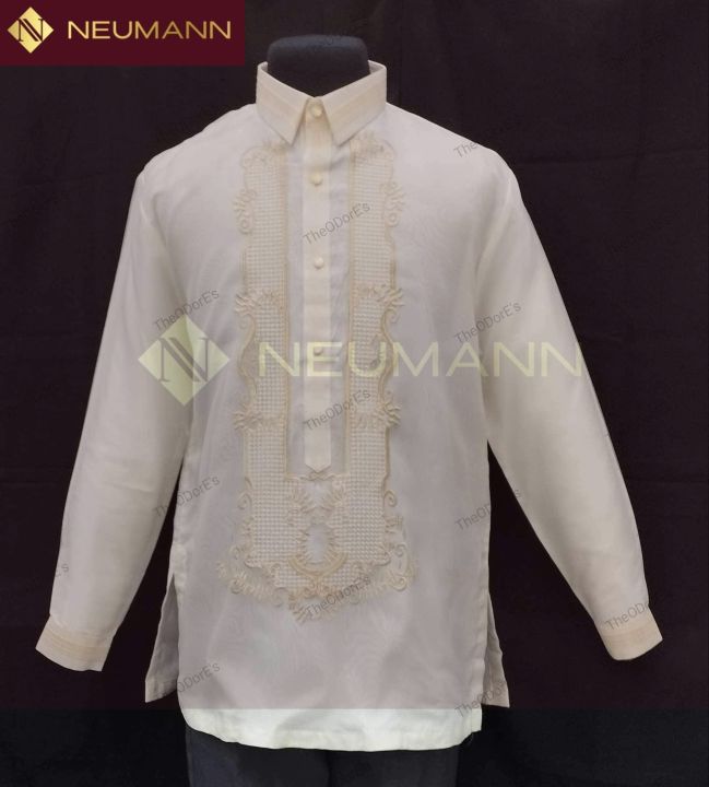 BARONG TAGALOG PINA ORGANZA (C#495) SPORTS COLLAR | Lazada PH