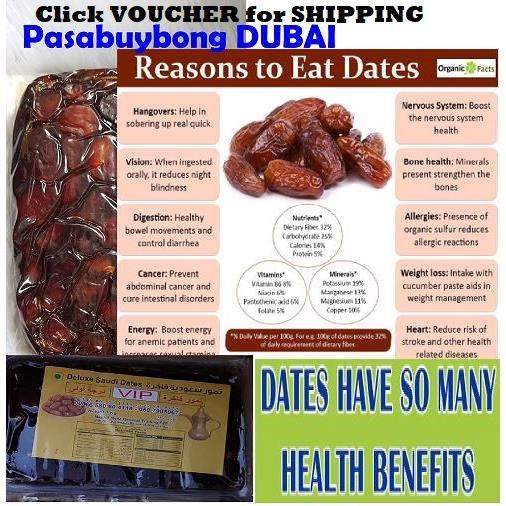 Dates Deluxe Saudi MAde 1Kg Unpitted Dubai UAE/Expiration 2024 Augg New ...