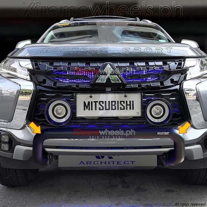 Montero 2016 - 2019 Front Bumper Nudge aluminum Coated Steel ( Montero ...