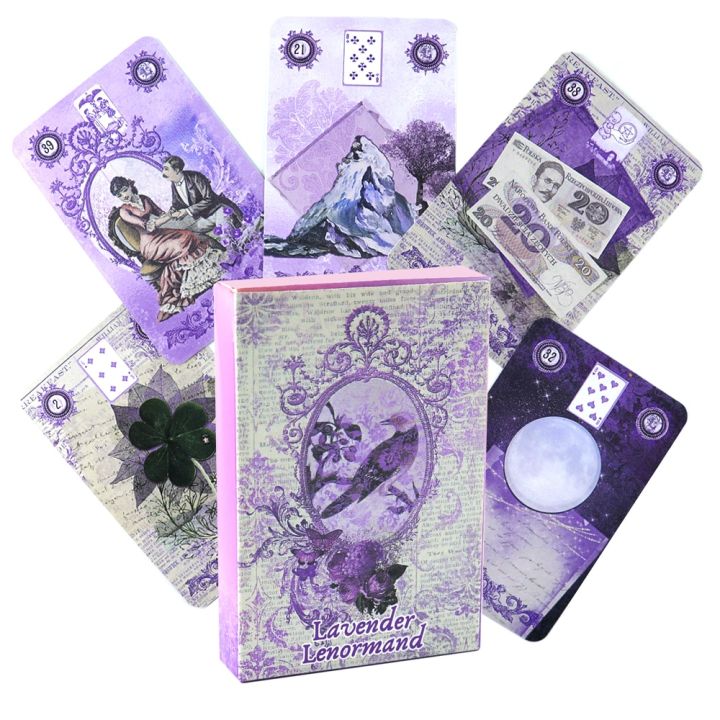 Lavender Lenormand Oracle Cards Tarot Cards Card Game Tarot Deck New ...