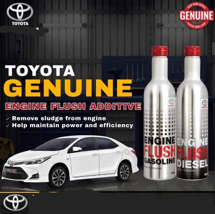 Engine Flush Additive Toyota Bensin Gasoline Diesel 300ml made in ...