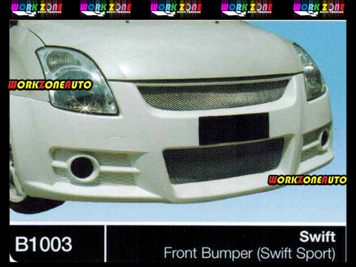 B1003 Suzuki Swift Fiber Front Bumper (Swift Sport) Body kit Bodykit ...