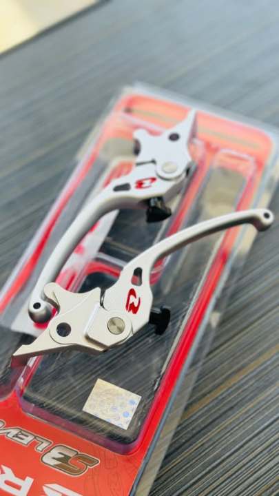 RCB S3 ALLOY BRAKE LEVER SET NMAX V1 V2 ( SILVER ). | Lazada PH