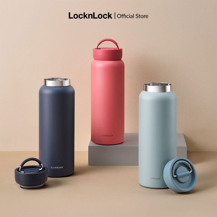 LHC4300 - Bình giữ nhiệt Lock&Lock Jumbo Tumbler 900ml - Có quai xách ...