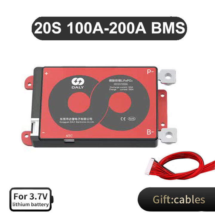 Daly BMS Li-ion BMS 20S 72V 100A 150A 200A Lithium BMS With Balance ...