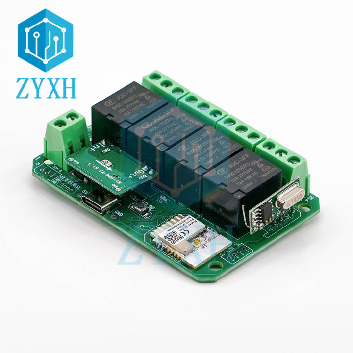 Tuya 4ch Wifi/zigbee Remote Control Smart Switch Dc 7-27v Ac 85-250v ...