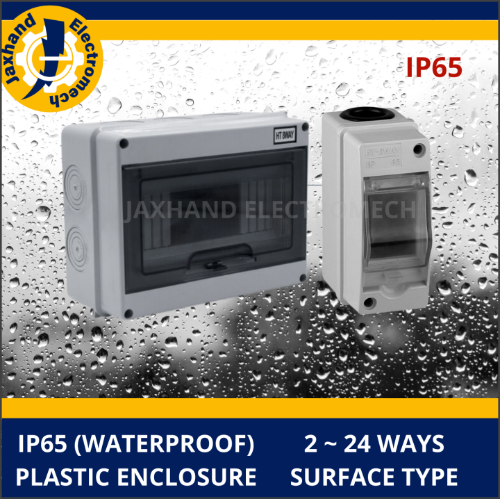 Distribution Box 2ways - 24 ways IP65 Weatherproof ABS Plastic ...