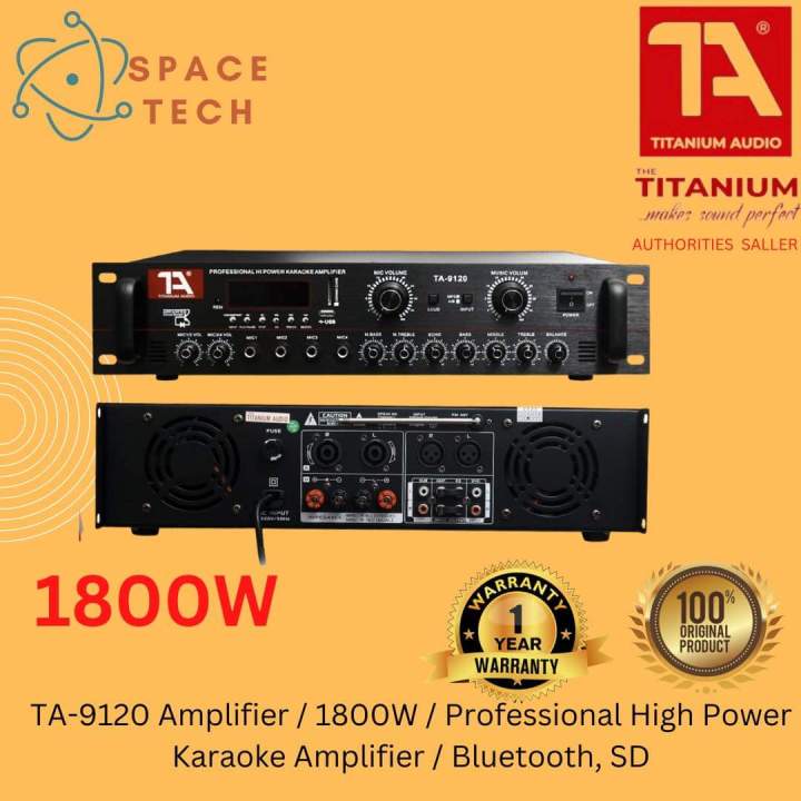 Titanium Audio TA-9120 Amplifier / 1800W / Professional High Power ...