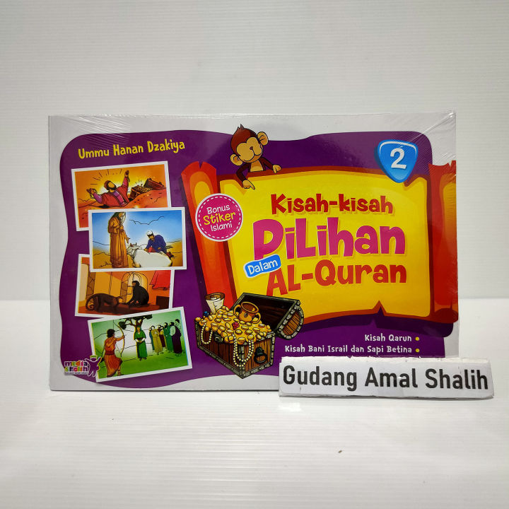 Jilid 2 Kisah Kisah Pilihan Dalam Al Quran - Media Shalih | Lazada Indonesia