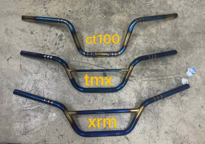 MOTORCYCLE TMX /XRM / CT100 HANDLEBAR- TITANIUM | Lazada PH