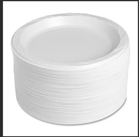 Disposable Plastic Plates 50 per pack | Lazada Singapore
