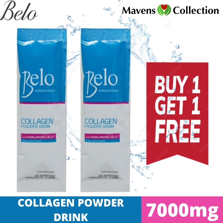 (Buy 1 Take 1) Belo Nutraceuticals COLLAGEN Powder Drink Unflavored with Hyaluric Acid 1 sachet ...