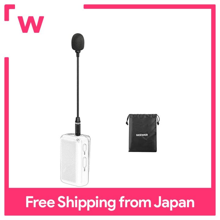 NEEWER 3.5mm TRS Condenser Microphone with Flexible Arm Omni ...