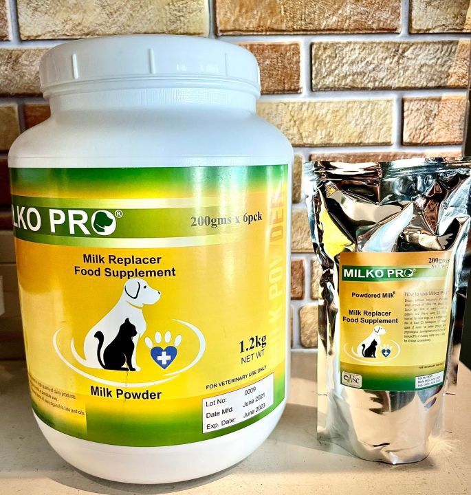 Milko Pro 200g Milk Replacer and Food Supplement for cats/kitten and dogs/puppies | Lazada PH