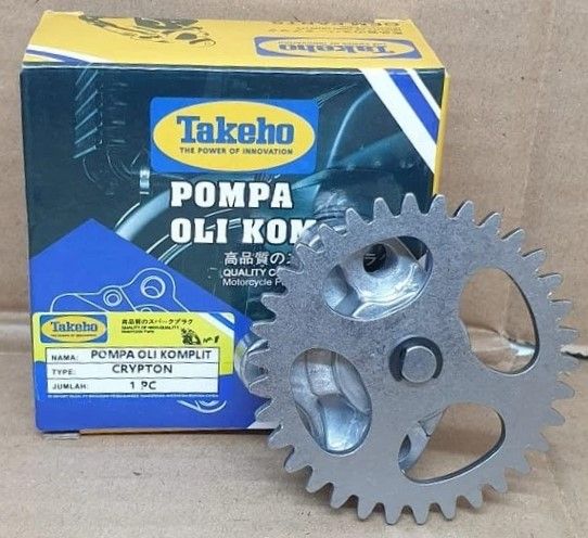 TAKEHO POMPA OLI KOMPLIT MOTOR CRYPTON KUALITAS OEM MOTOR | Lazada ...