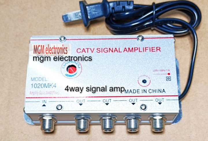 CATV Signal Amplifier Booster 4WAY Splitter | Lazada PH