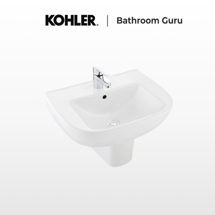 Kohler Reach Wall Hung Basin K-18564X-1-0 | Lazada Singapore