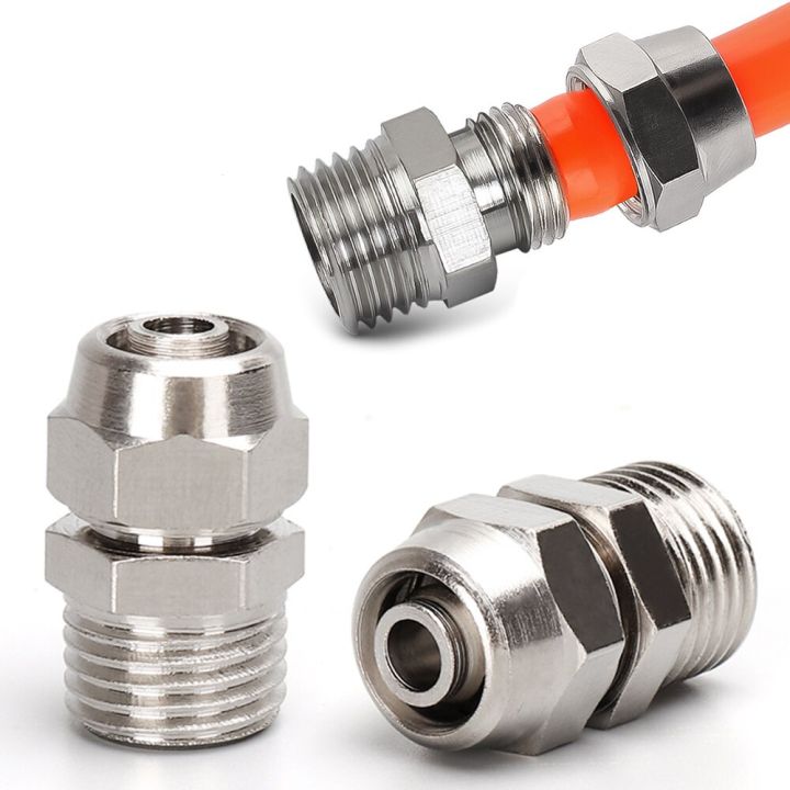 1pcs KPC OD4 6 8 10 12mm BSPT Standard 1/8“/ 1/4'/'3 / 8'/'1/2'' Male ...