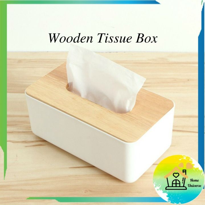 Japanese Wooden Tissue Box Minimalist Muji Style Kotak Tissue | Lazada