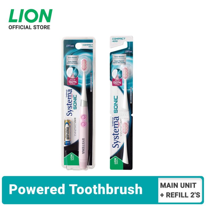 Systema Sonic Toothbrush Compact Head + Refills 2S | Lazada Singapore