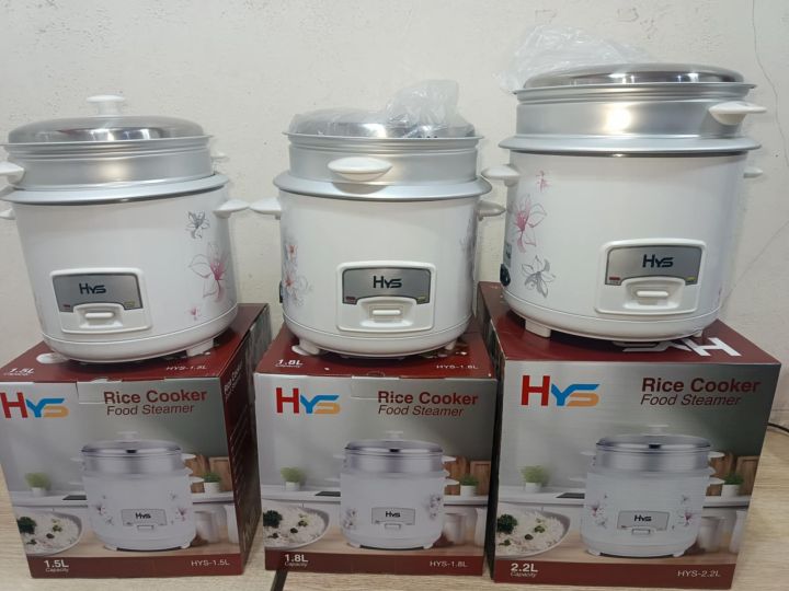 Instant Rice Cooker with Steamer - 1.5/ 1.5/ 2.2L Capacity - Food ...