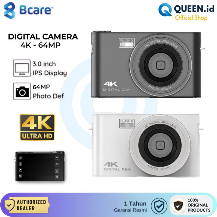 Bcare Mirrorless Digital Camera 64MP 4K - Kamera Pocket 3.0" IPS Touch Screen Display | Lazada ...