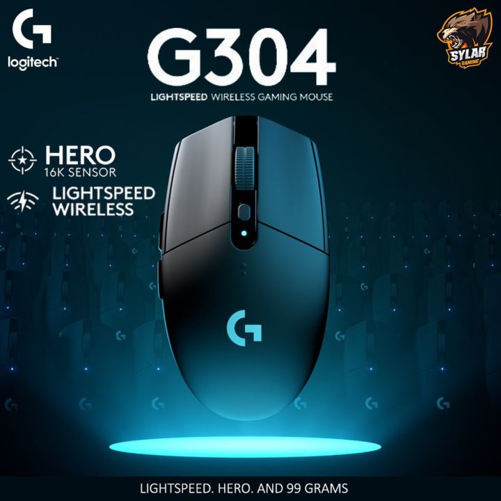 [HCM]Chuột Gaming không dây Logitech G304 Lightspeed - Hang Chinh Hang-Cảm biến Hero thế hệ mới ...