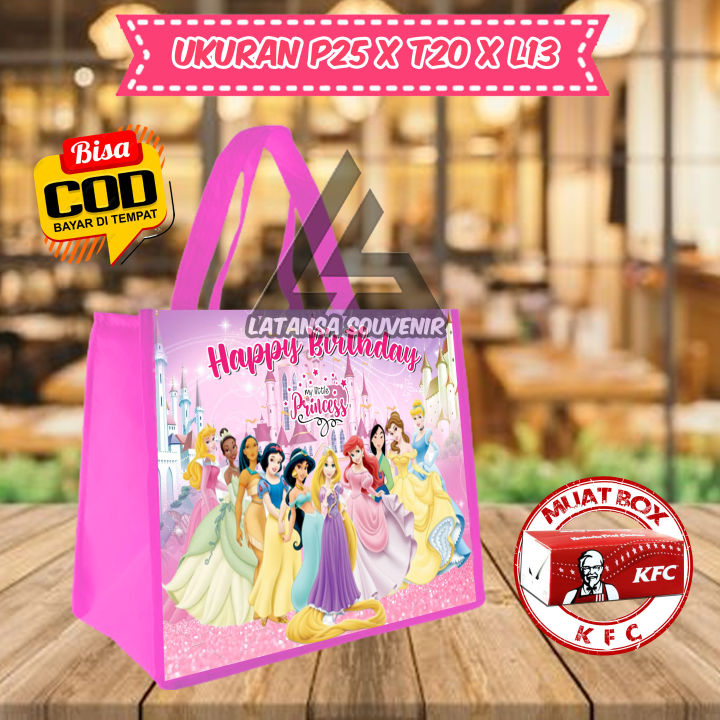 Tas Princes Souvenir Ultah Ready Stok Princess Tas Ultah Princess Tas ...