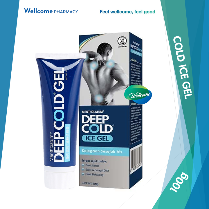Mentholatum Deep Cold Ice Gel - 100g | Lazada