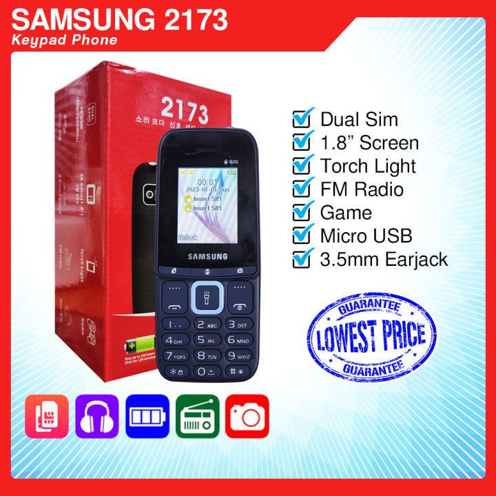 Samsung it2173 Dual Sim Basic Phone Keypad Phone 800mAh | Lazada PH