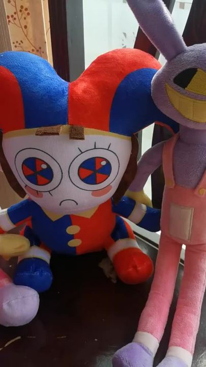 LZD the amazing digital circus jax Plush Saibo Circus Rabbit Clown Doll ...