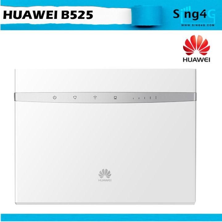 Huawei B525 Cat6 4G LTE SIM Card Router 4 LAN 64 WIFI SHARE (Display ...