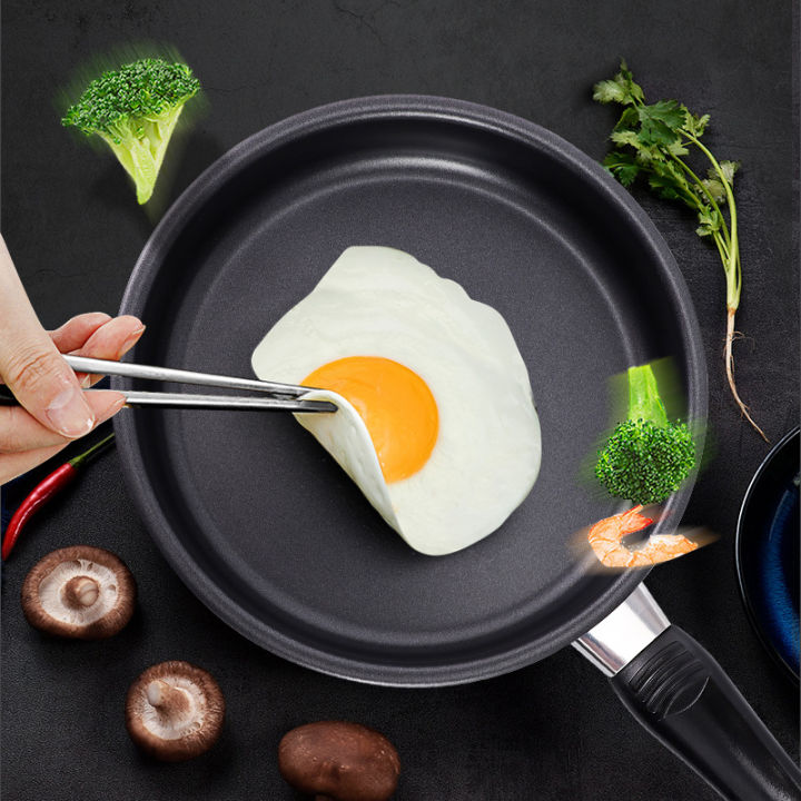 14/16/18cm Non-Stick Pan With Handle Steak Frying Pan Kitchenware Pots ...