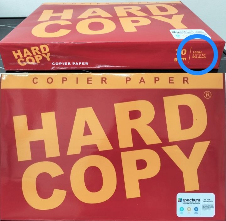 HARD COPY BOND PAPER (LEGAL) | Lazada PH