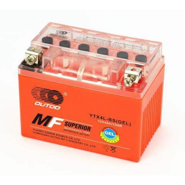 outdo gel type battery ytx4l☬ | Lazada PH