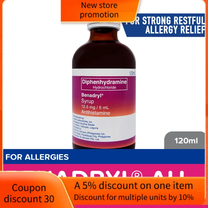 BENADRYL Syrup 120ml | Lazada PH