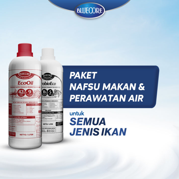 BlueCore Paket Nafsu Makan & Perawatan Air - Vitamin Ikan Lele, Nila ...