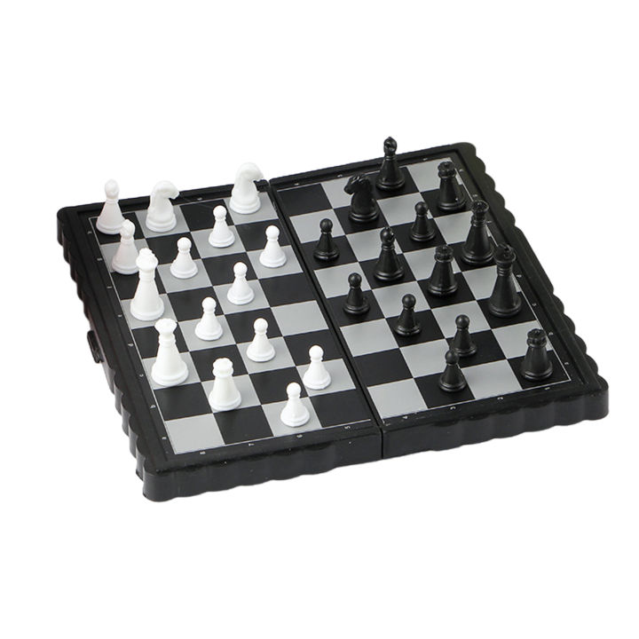 WISTIC Magnetic Chess Set Portable Chess Board Portable Magnetic Travel ...