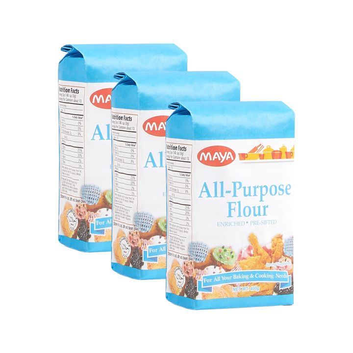 Maya All Purpose Flour 400g - Pack of 3 | Lazada PH