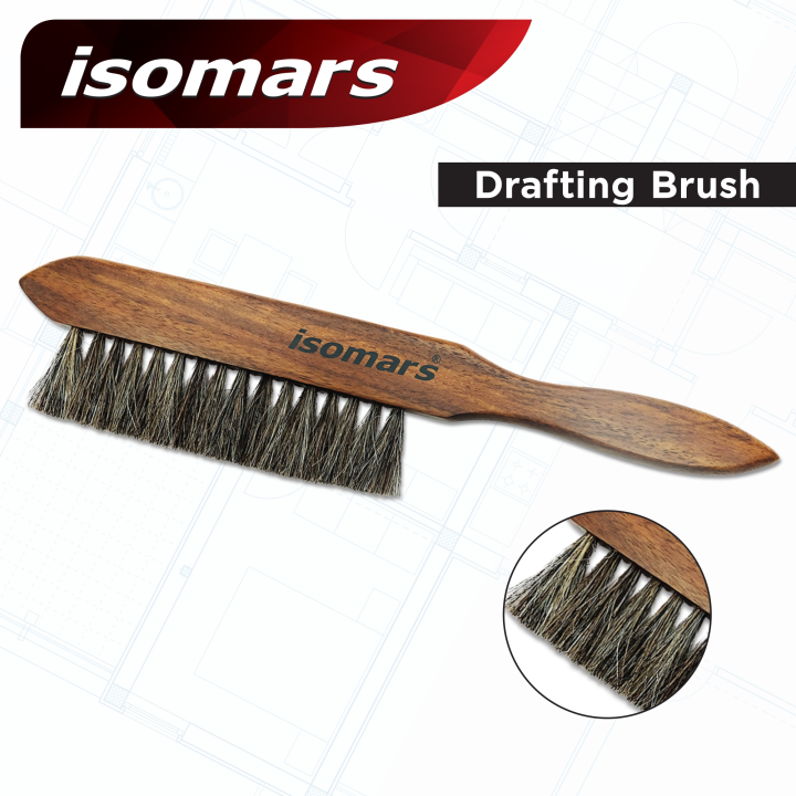 ISOMARS แปรงปัดเศษ 25CM (DRAFTING BRUSH 25 CM 10 INCH) | Lazada.co.th