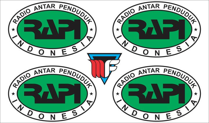 Stiker LOGO RAPI Radio Antar Penduduk Indonesia Printting Cutting ...