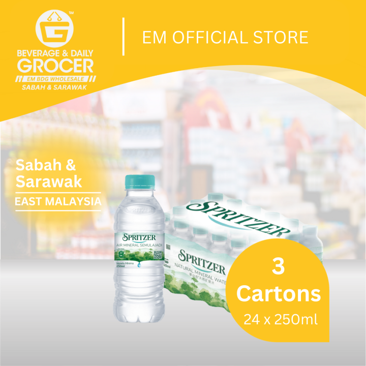 Spritzer Mineral Water 24 x 250ml | Lazada